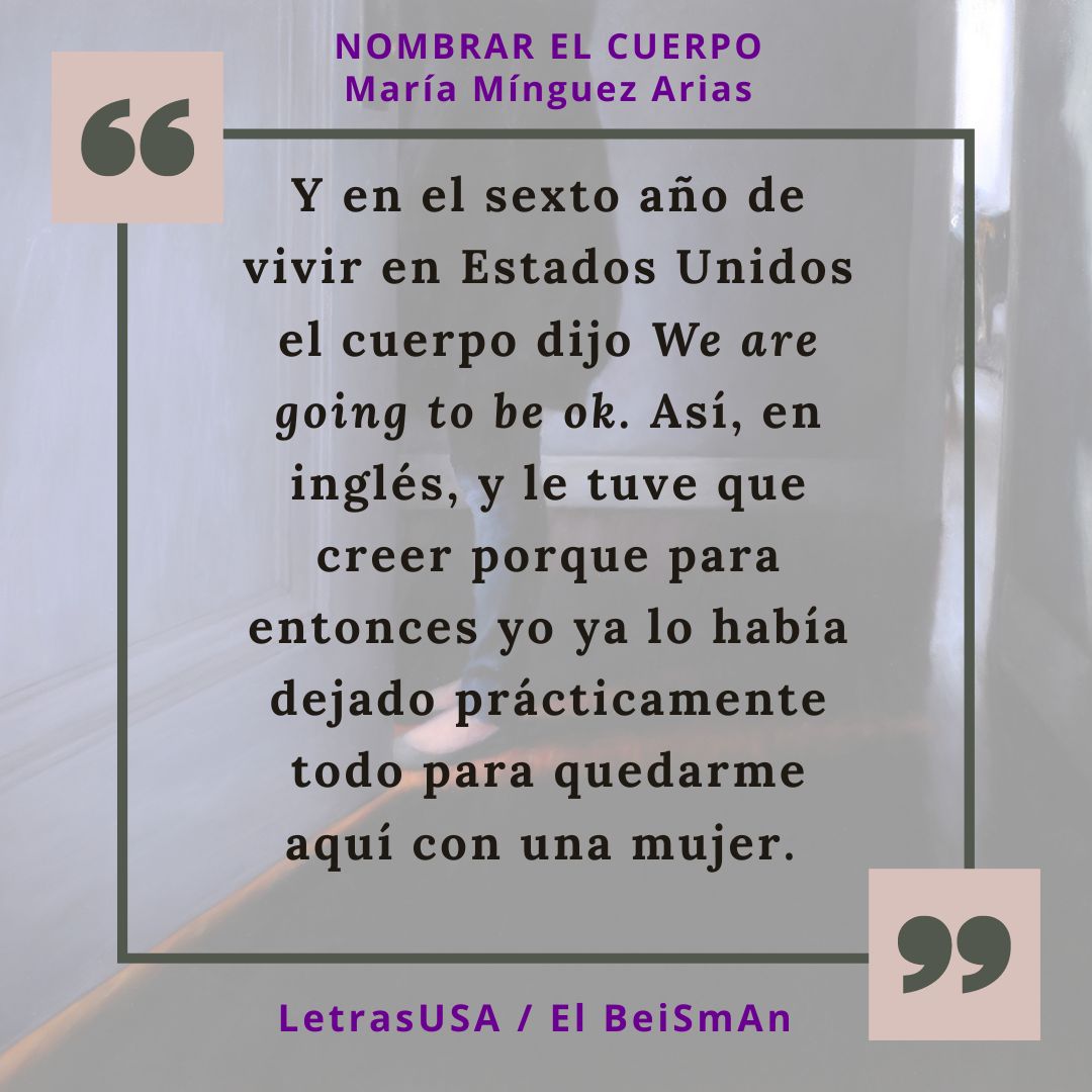 ADELANTO de Nombrar el cuerpo – maría mínguez arias